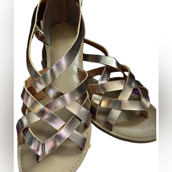 Rampage | Shoes | Rampage Rose Gold Flat Sandals For Women Size With ...